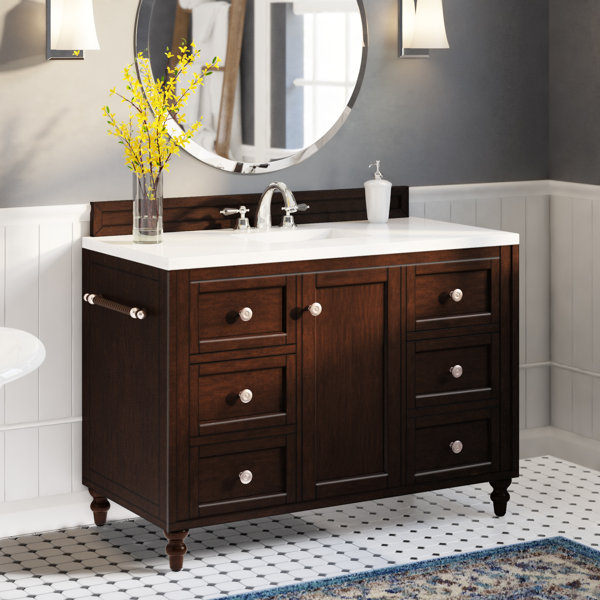 Laurel Foundry Modern Farmhouse Berlin 48 Single Bathroom Vanity Set
